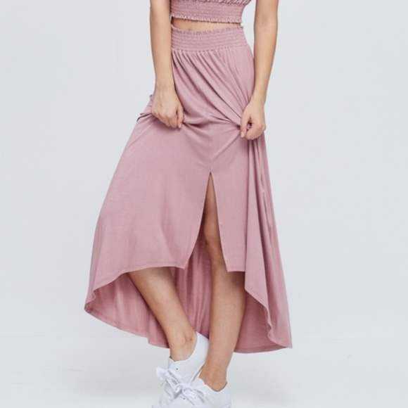 Papermoon | Other | Papermoon Flirty Flowy Crop Top And Skirt Set ...